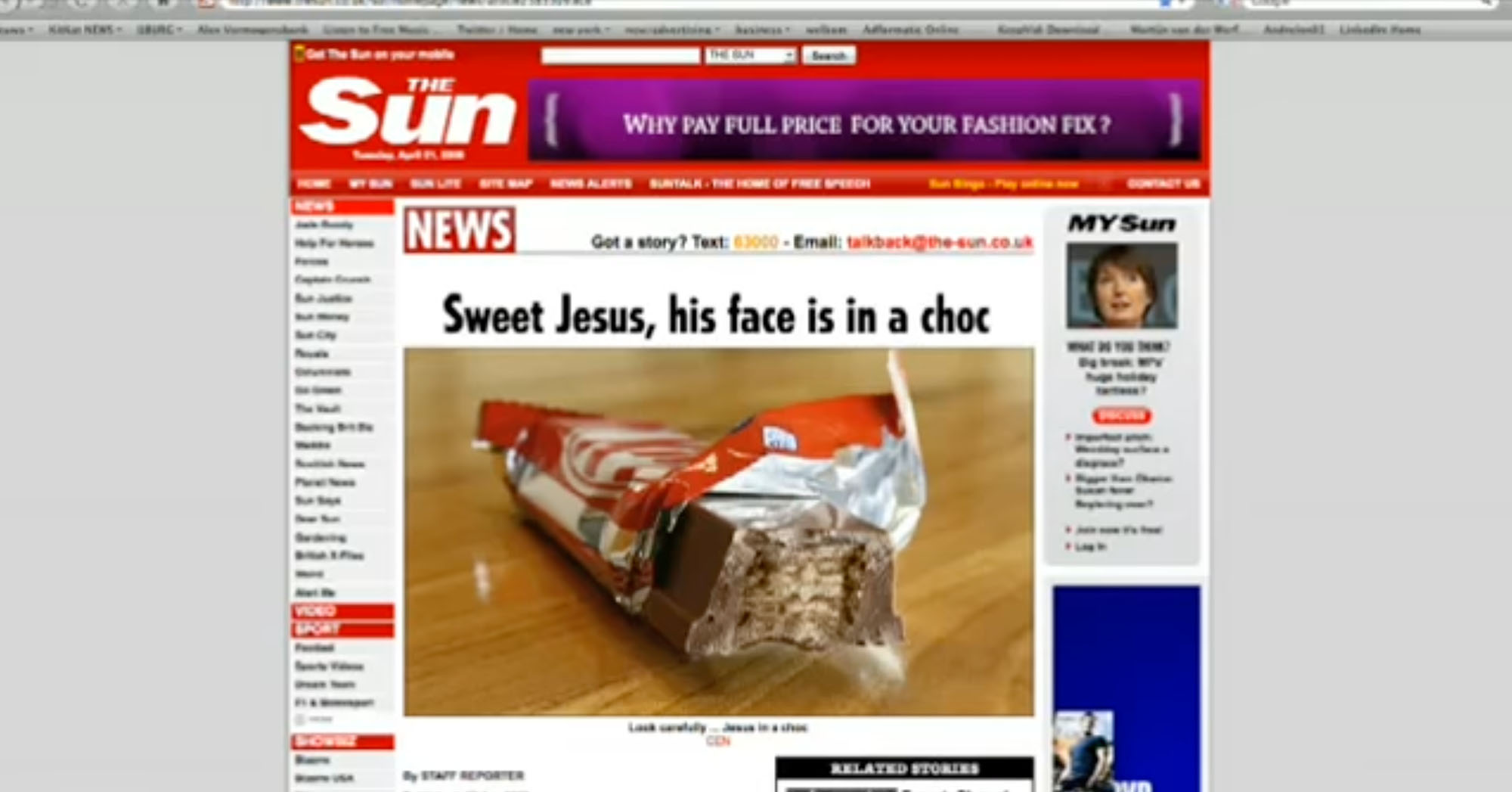 Kit Kat: Jesus Loves Kit Kat | SunMatrix Ramble